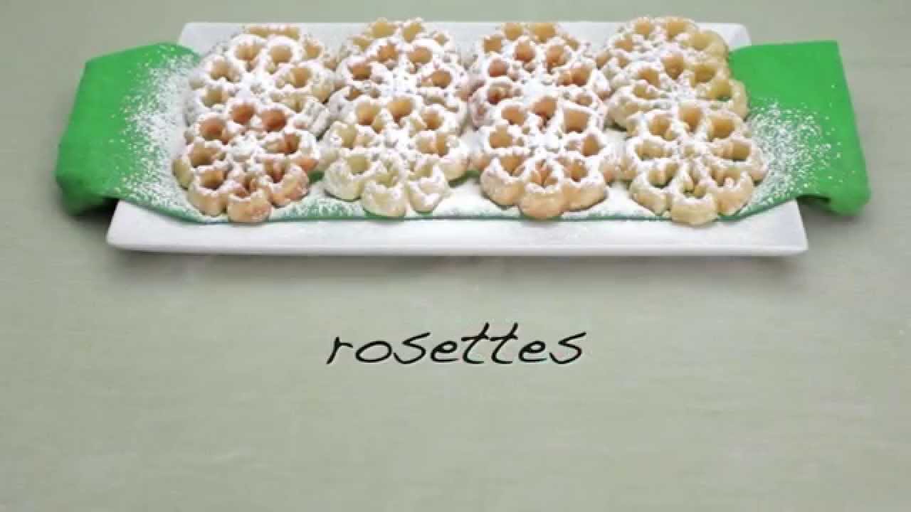 How to Make Rosettes | Cookie Recipes | Allrecipes.com - YouTube