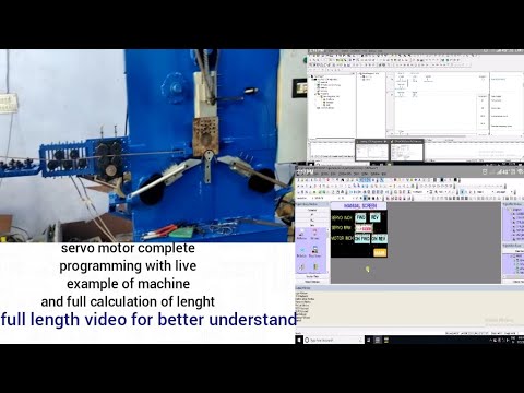 Omron plc servo programming with panasonic servo with machine example ...