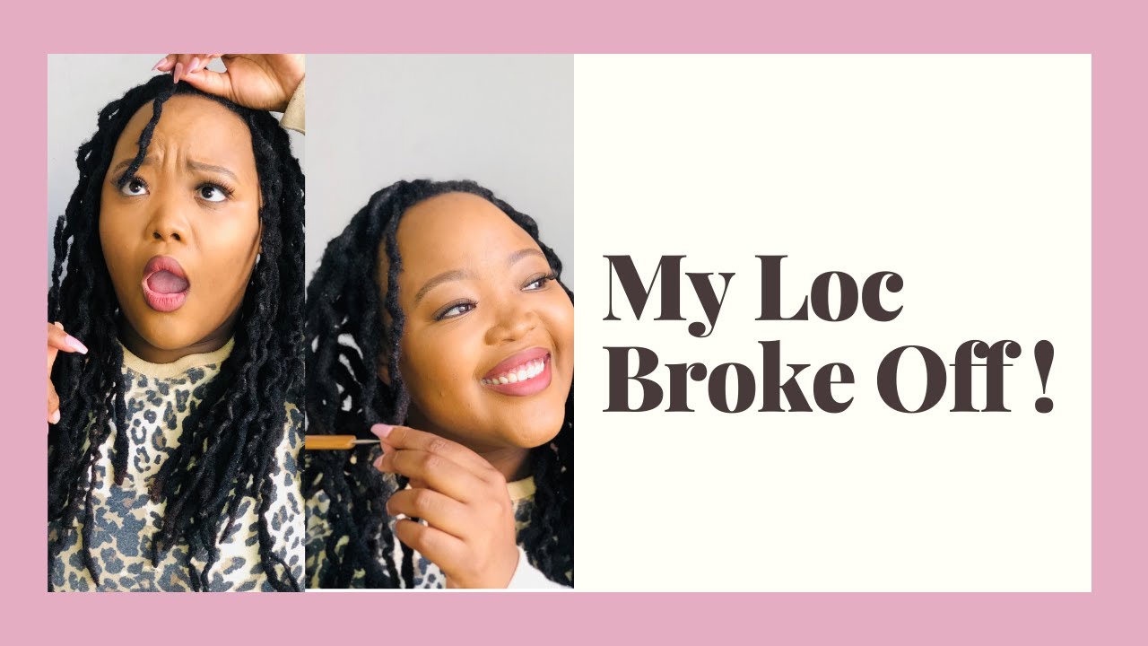 Repairing damaged locs | Easy Loc Repair - YouTube