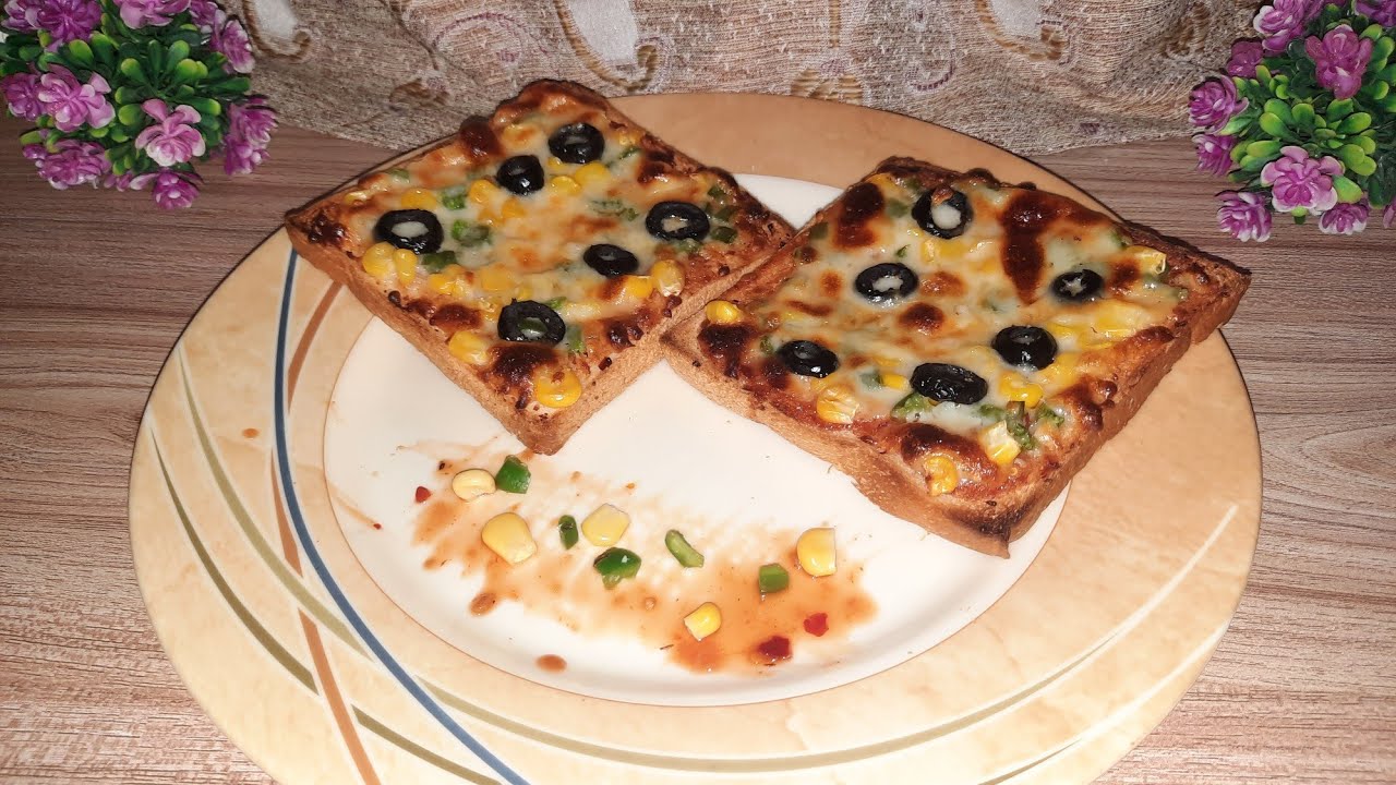 Super Easy Bread Pizza Recipe 🍕 How to make Bread Pizza at home ️ - YouTube