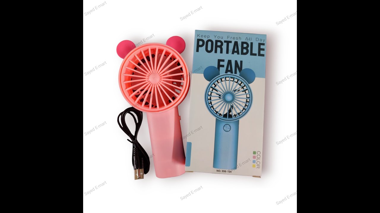 Usb Mini Portable Fan @SayedE-mart - YouTube