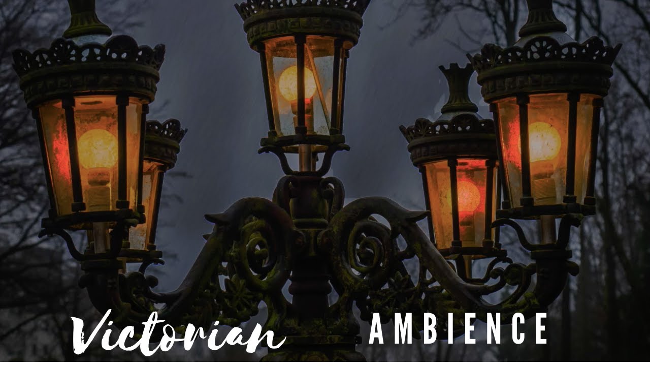 Victorian London Ambience Rain 🎩 Horse Carriages, Crows, Church Bells🕯 ...