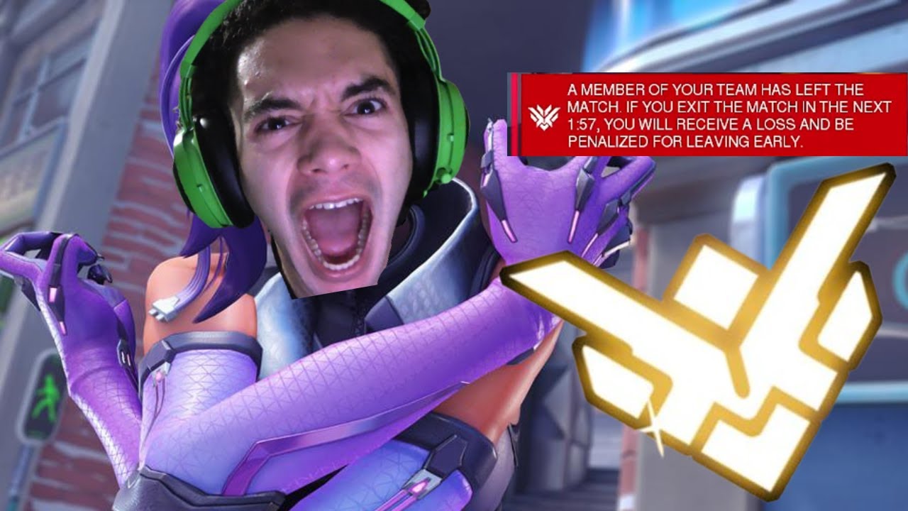 COMPETITIVE OVERWATCH made me SCREAM my LUNGS OUT - YouTube