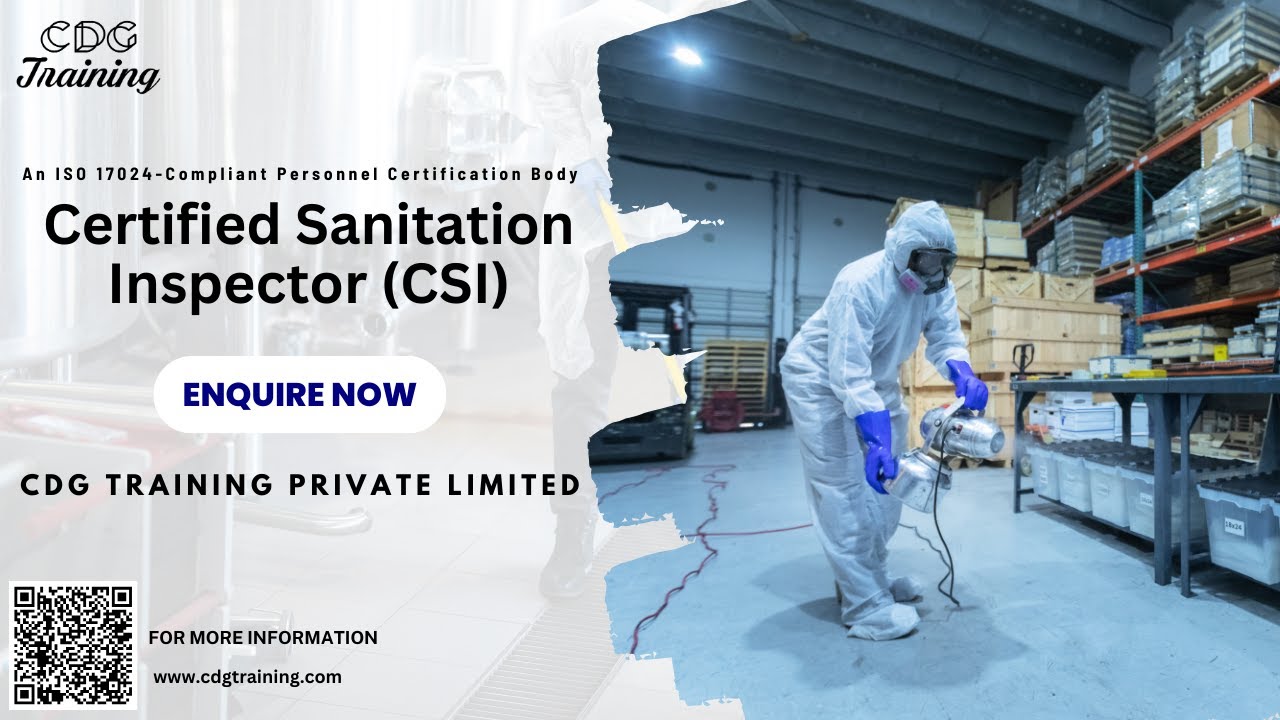Certified Sanitation Inspector (CSI) | Comprehensive Training Course by ...