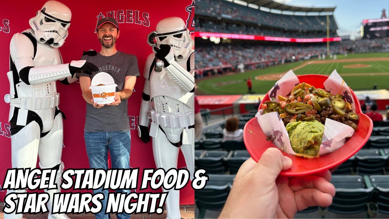 Angel Stadium Food & Star Wars Night! - YouTube