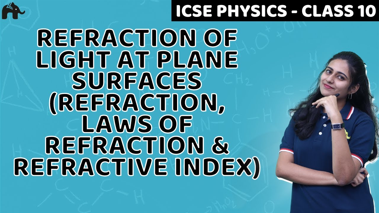 Refraction of Light at Plane Surfaces Class 10 ICSE Physics |Selina ...