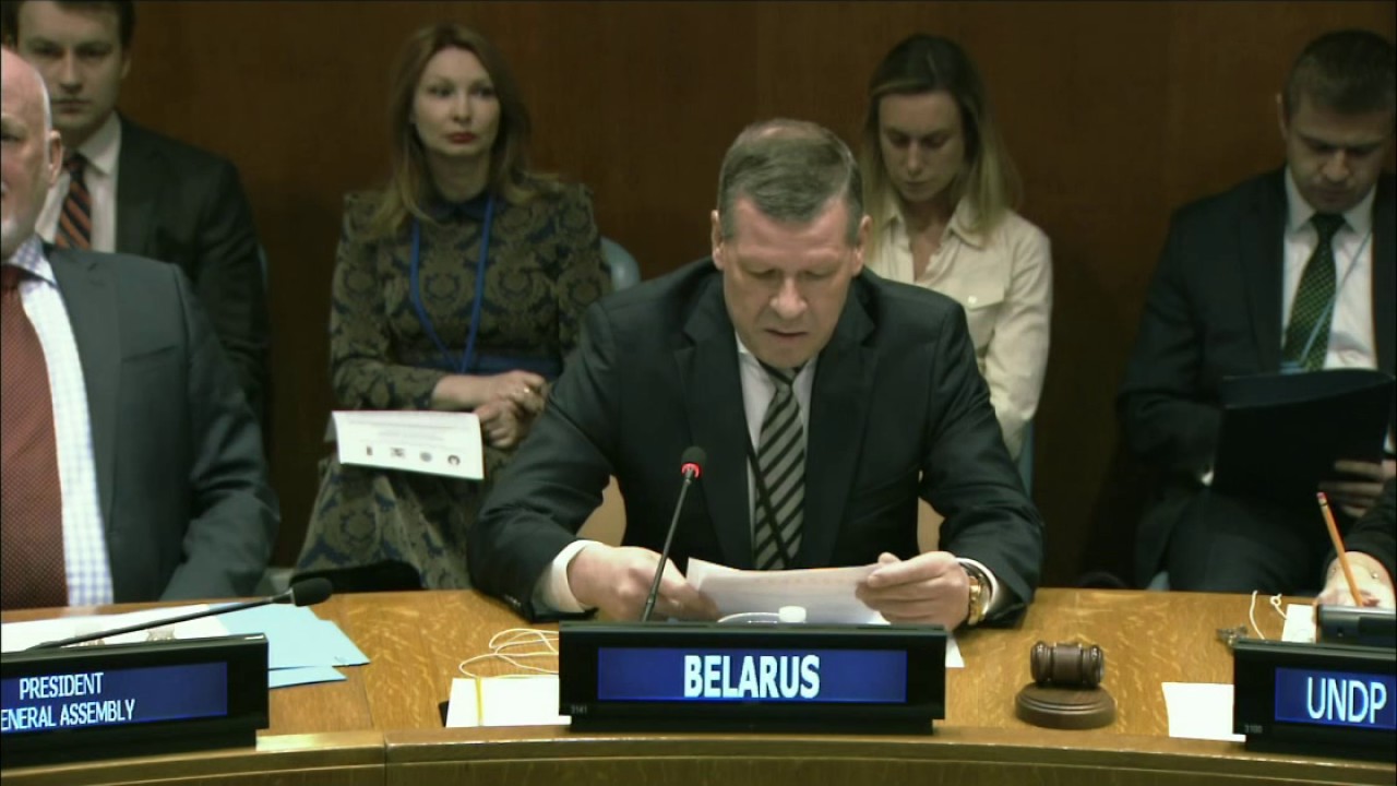 Deputy Foreign Minister Valentin Rybakov begins the Brainstorming ...