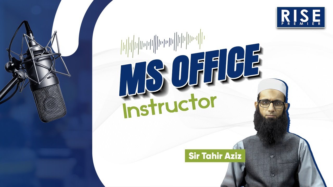 Podcast | Sir Tahir Aziz | MS Office | Rise School of Accountancy - YouTube