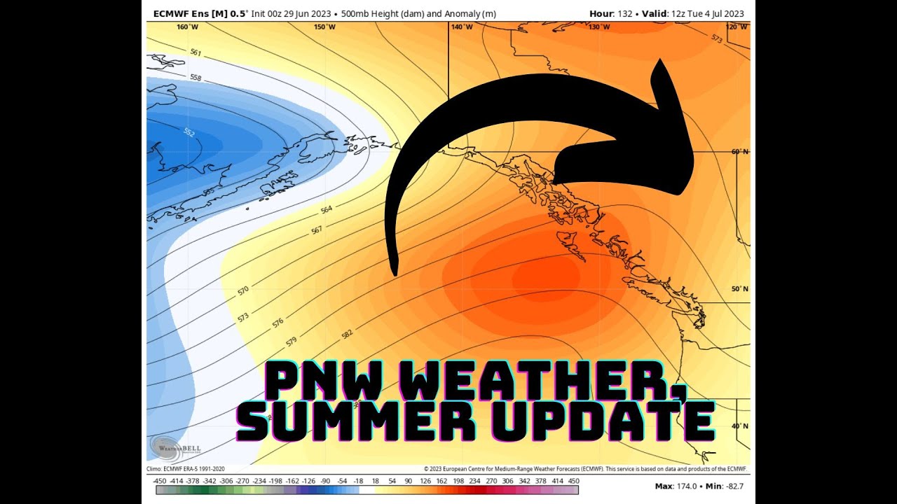 June 29 Pacific NW Weather update: Heat dominates - YouTube