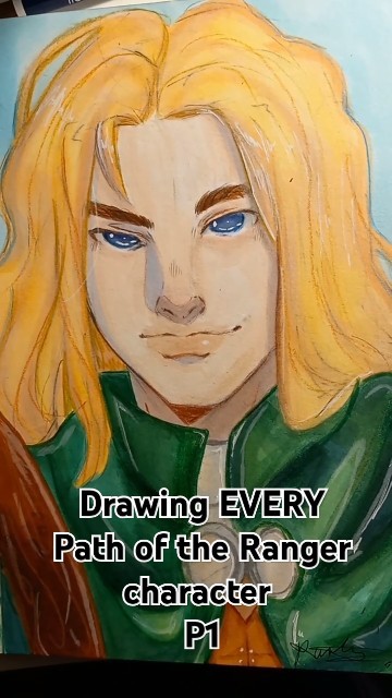 Drawing EVERY Path of the Ranger character (redo) Part 1 # ...