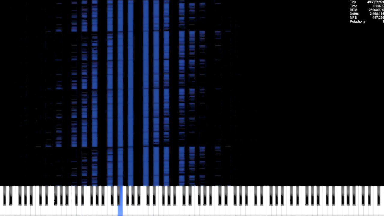 [NUT MIDI] Cmajarpfractalnut (faster version) - 3.93 Million | 4K60FPS ...