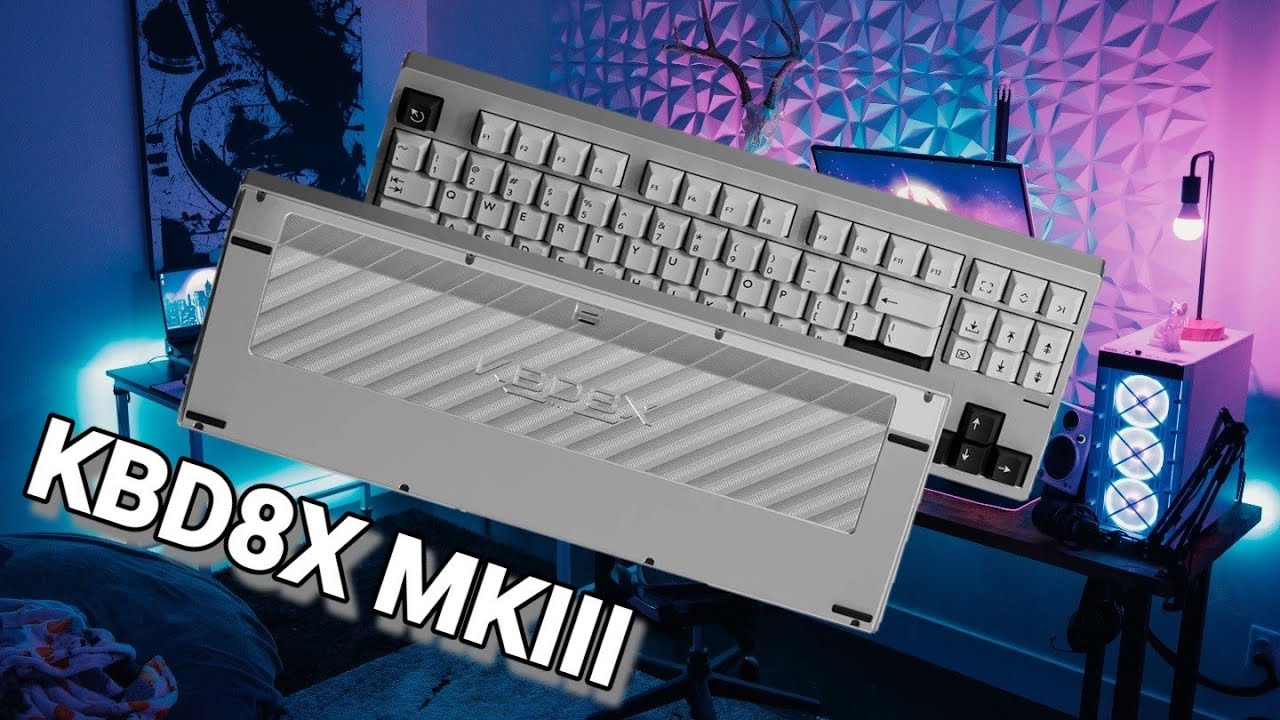 KBD8X MKIII Typing Sound Test (MDD Princess Linear) - YouTube
