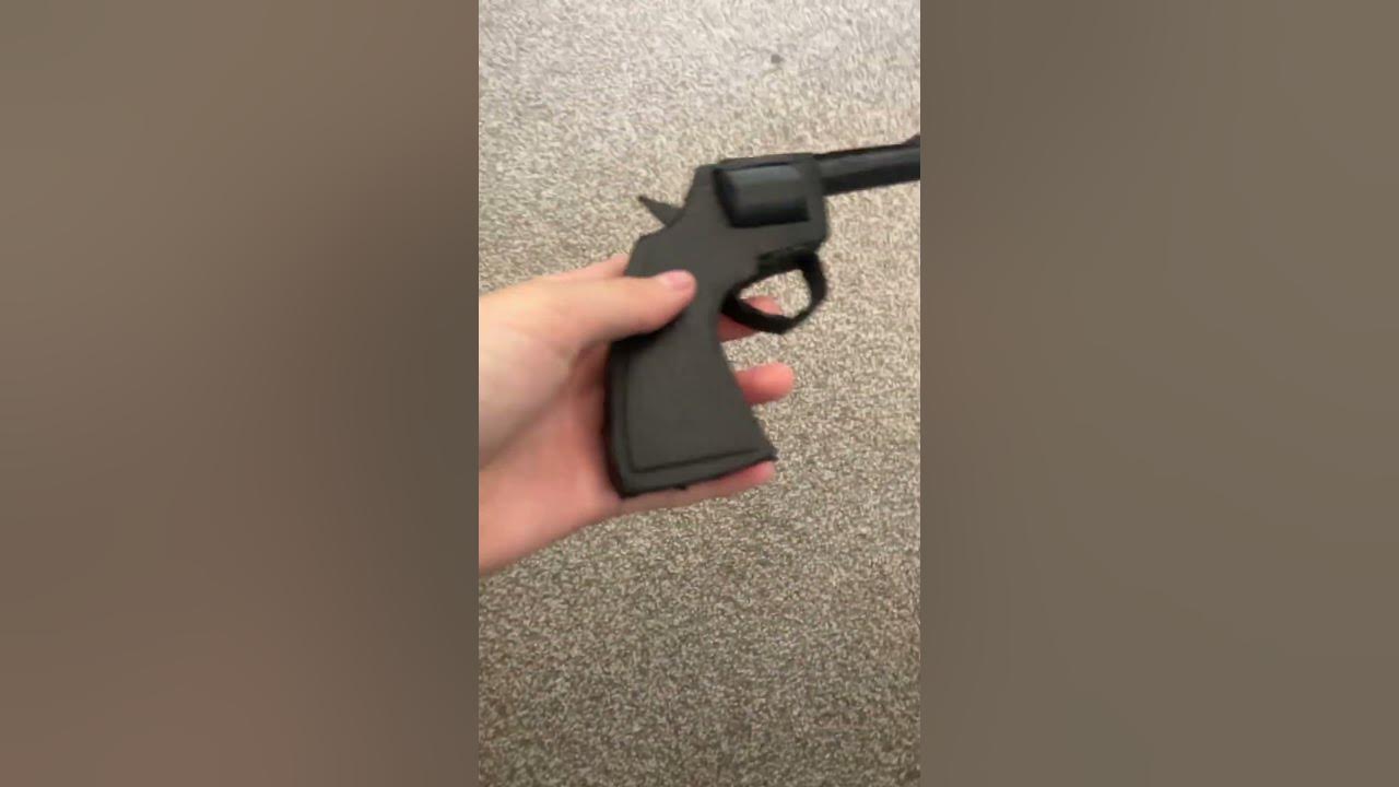 Cardboard colt Python, thoughts? #shorts #gun - YouTube