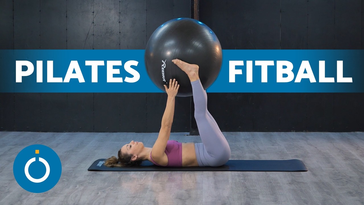 PILATES con FITBALL Principiantes 💗 Ejercicios de Pilates con Fitball ...