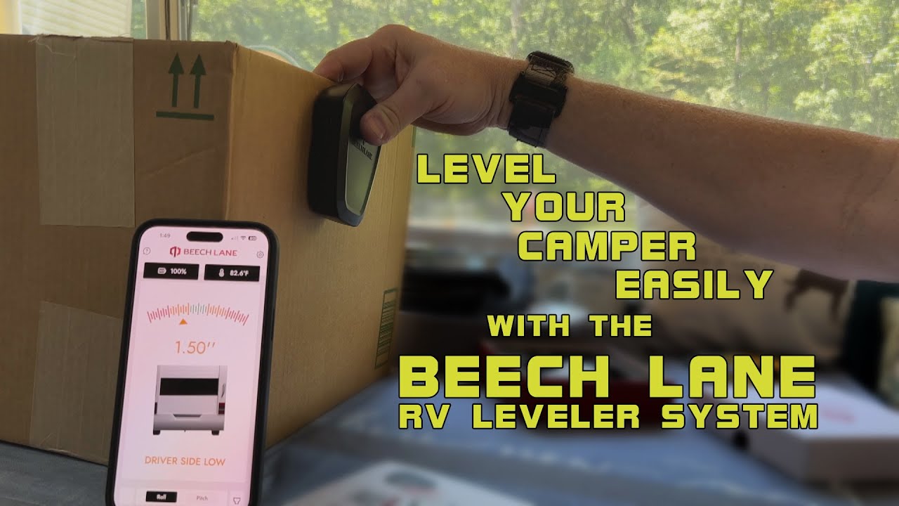 Level Your Camper Easily With The Beech Lane RV Leveler System - YouTube