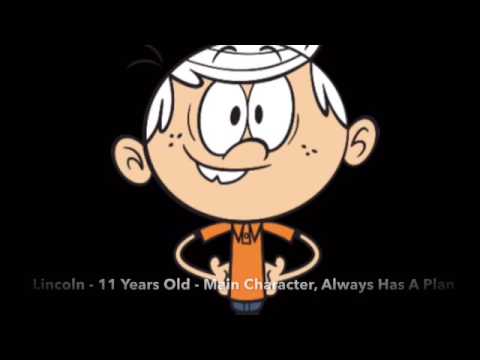 Nickelodeon's "The Loud House" Names, Ages, And Personality - YouTube