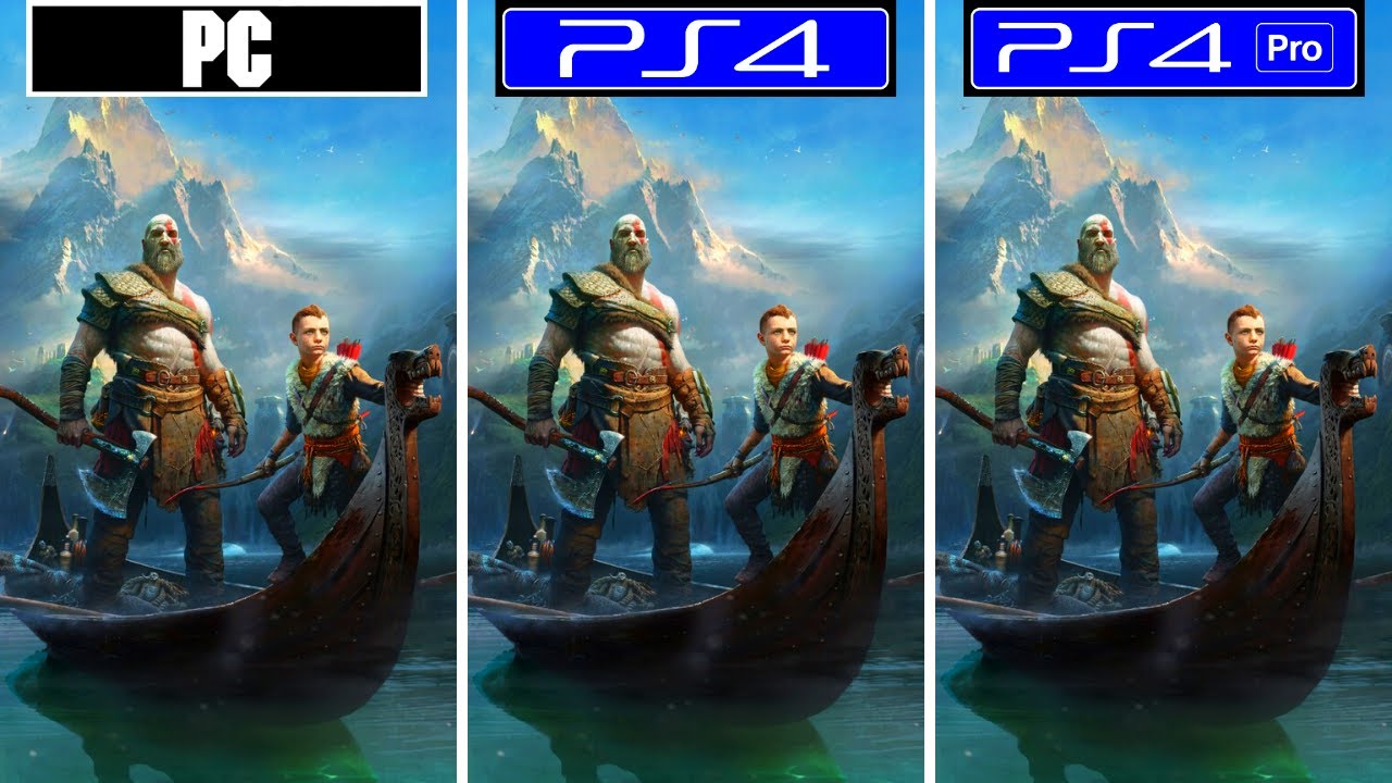 God of War [ pc vs ps4 vs ps4 pro ] Graphics Comparison #2 - YouTube