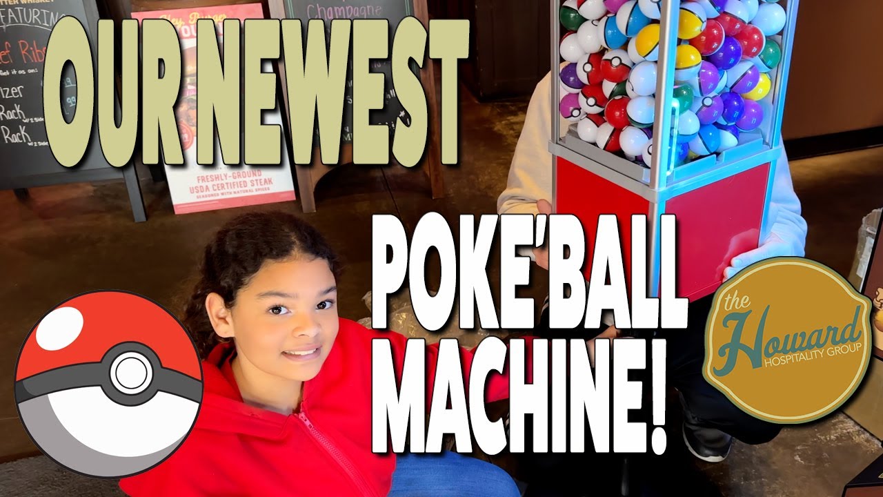 Our NEWEST Poke'mon Poke'ball Machine. Come With Us While We Set It Up ...