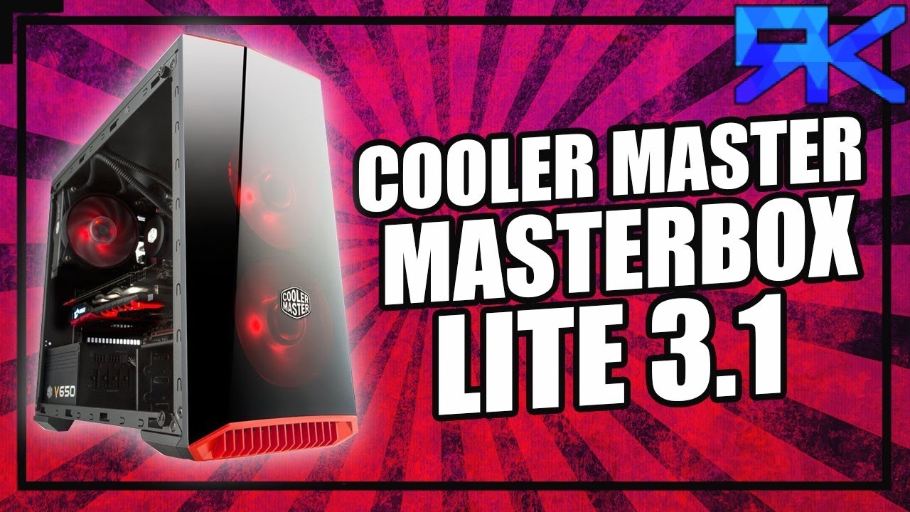 Cooler master Masterbox lite 3.1 mini tower Review unboxing game ...