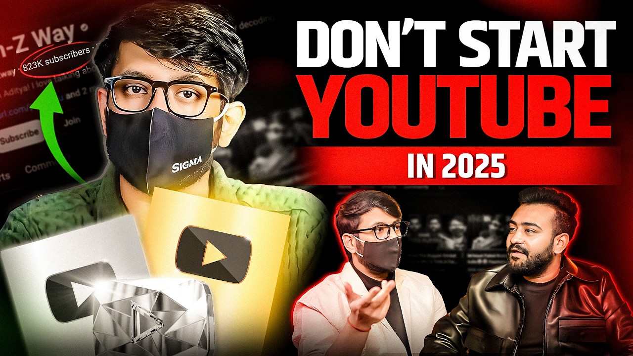 Don't Start Youtube In 2025 - Before Watching This | GenZ Way Reveals ...
