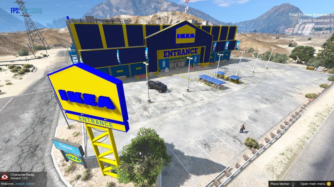 GTA 5 - Touring Ikea - YouTube