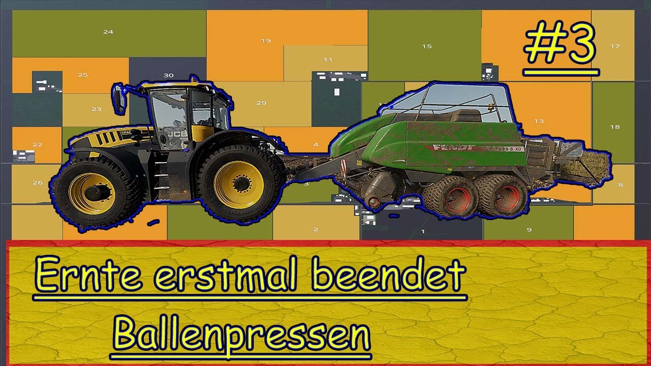 LS19/FS19 Nebraska Map 4x #03 Ernte abschließen und Strohballen pressen ...