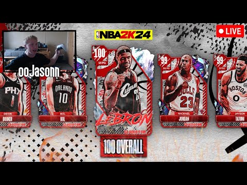 *LIVE* 100 OVERALL LEBRON JAMES!NBA 2K24 LIVE! - YouTube