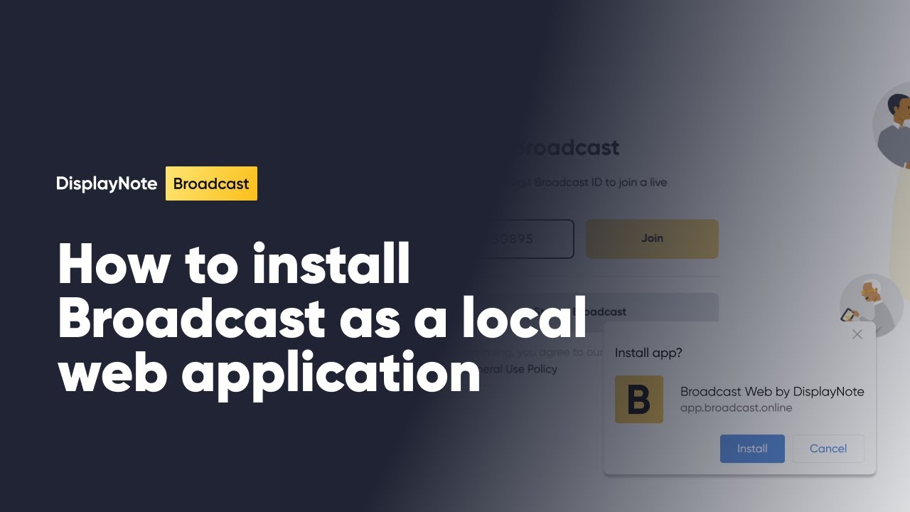 How to install Broadcast as a local web application - YouTube