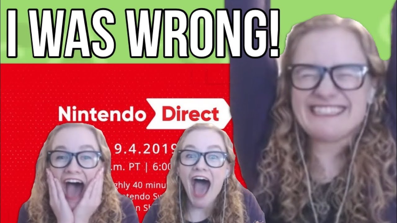 I WAS WRONG! || Reaction Highlights Nintendo Direct 09.04.2019 - YouTube