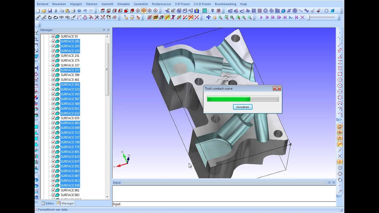 CNC-code met 3D CAM - YouTube