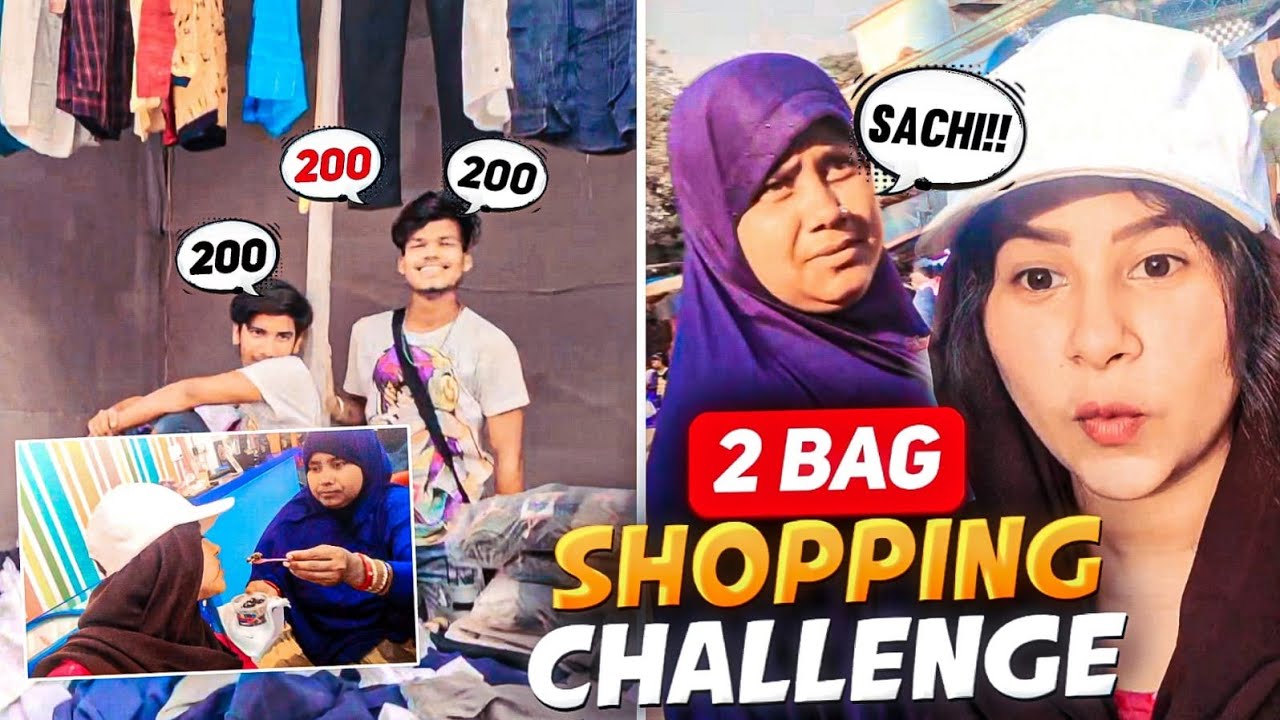 Shopping Challenge With Mom 🤯 - YouTube