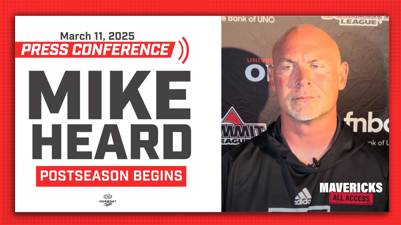 Omaha Softball HC Mike Heard Press Conference | Mavericks Regional ...