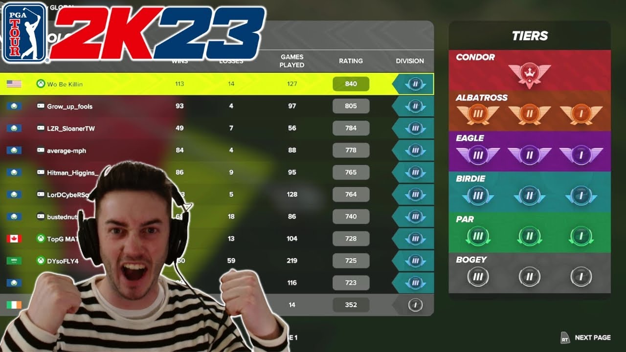PGA Tour 2K23 Ranked Road To Glory EP 2 (Xbox Series X Gameplay) - YouTube