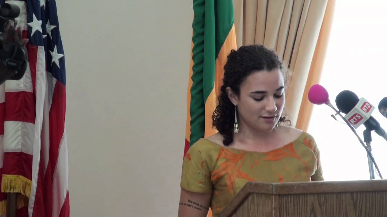 Emily Pepin Delivers Wolof Speech - YouTube