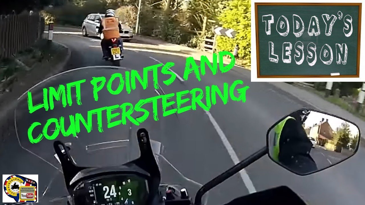 Limit points. How to judge bends or curves. (Motorcycle instructor ...