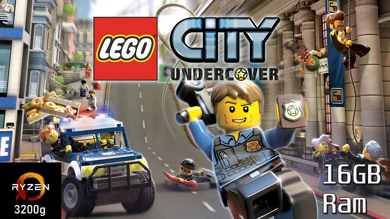 LEGO City Undercover on Ryzen 3 3200g Vega 8 & 16GB Ram(8x2) - YouTube