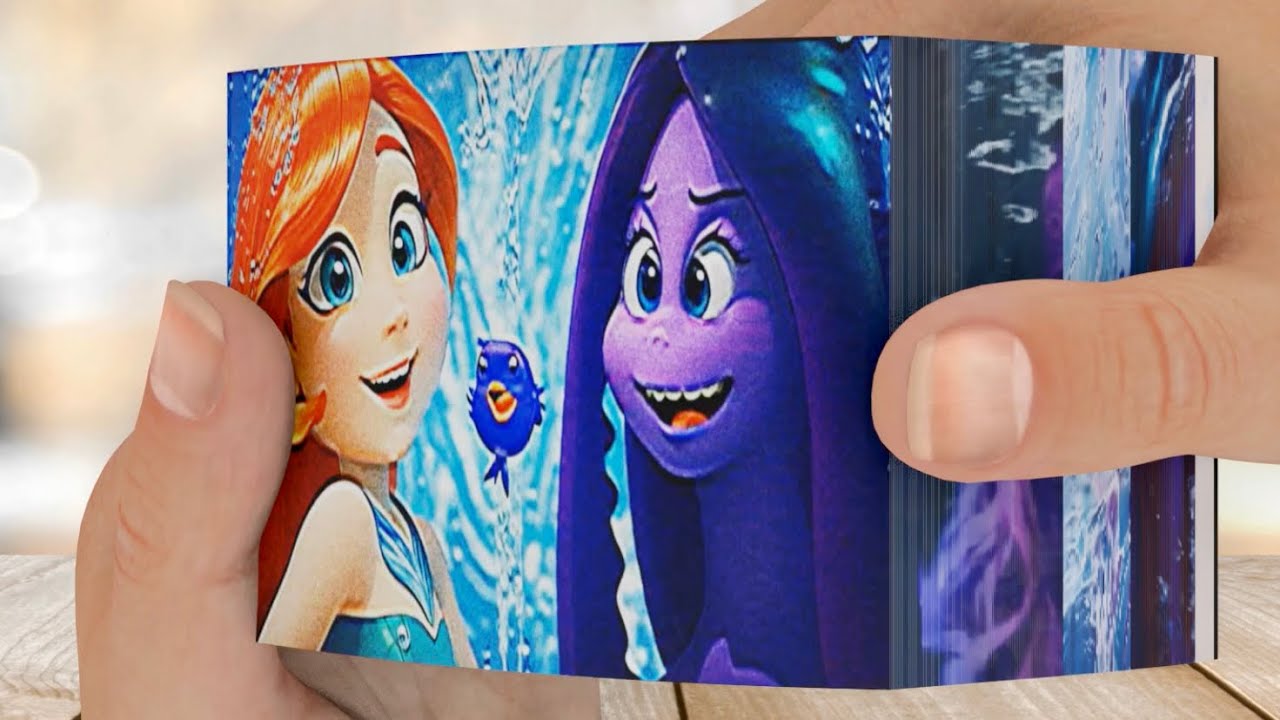 Ruby - Next Kraken Queen" Teenage Kraken | Flipbook Animation - YouTube