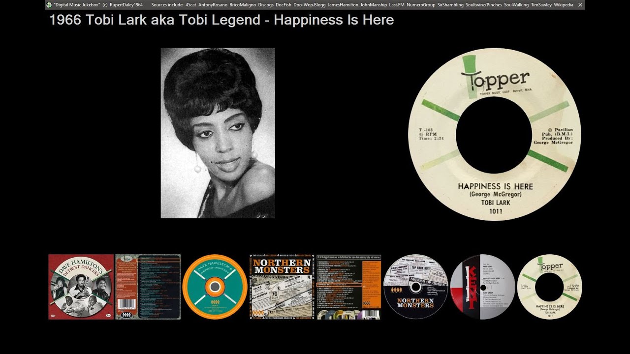 1966 FAST: Tobi Lark aka Tobi Legend - Happiness Is Here [TOPPER 1011 ...