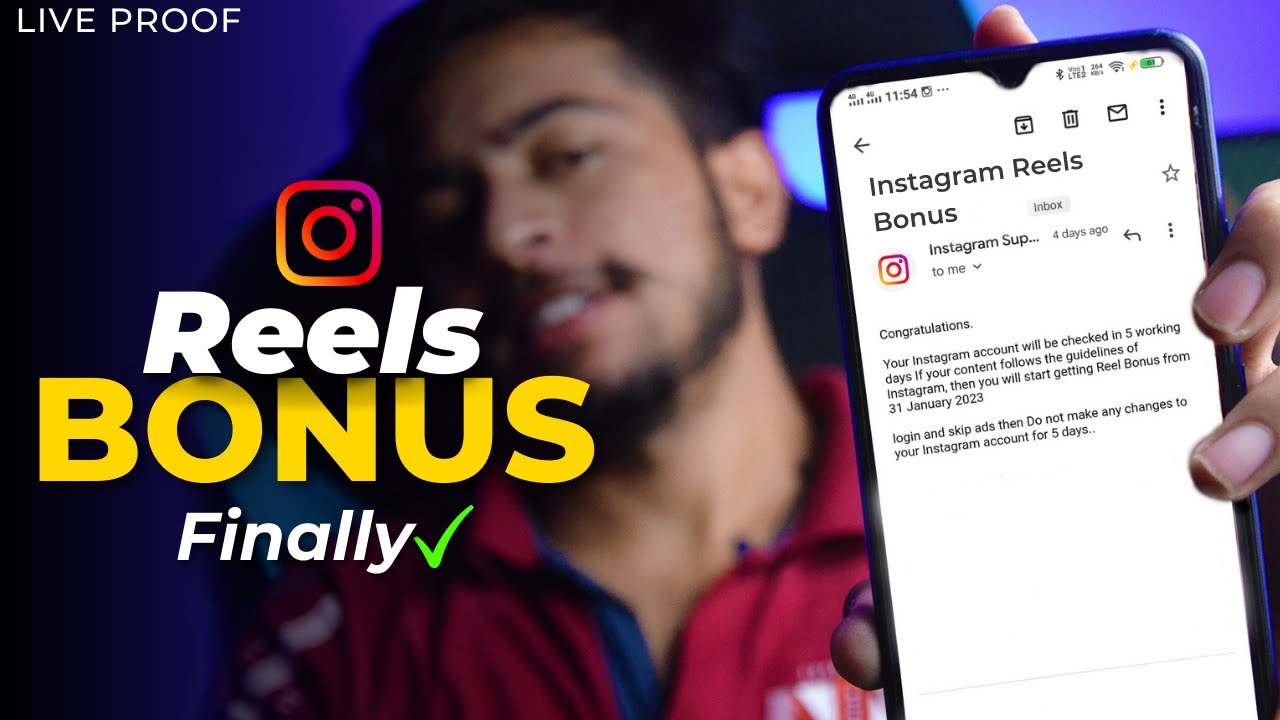Instagram Send me Mail about Instagram Reels Bonus Eligibility and why ...