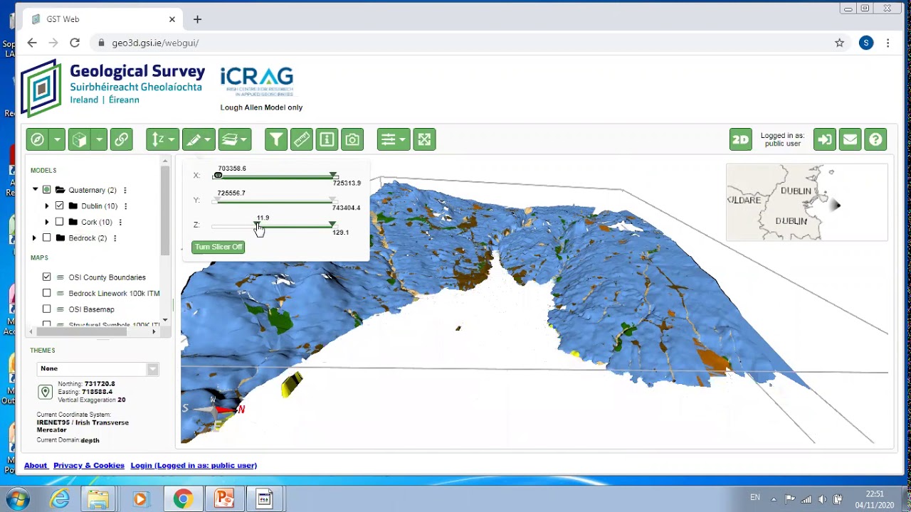 Quick demo of GSI's 3D geological model viewer. - YouTube