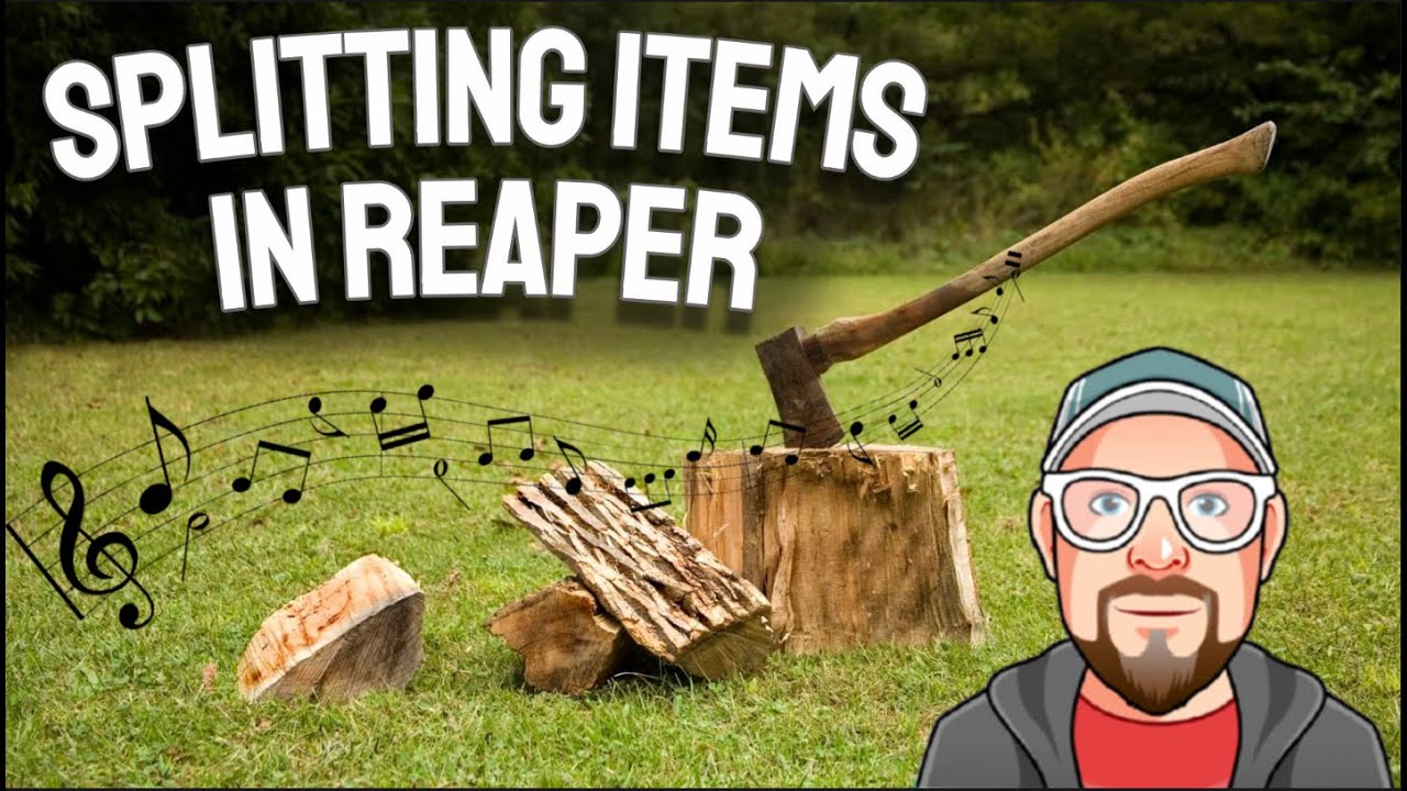 Splitting Items in REAPER is the BEST Way to Edit Audio | Splitting Items in REAPER - YouTube