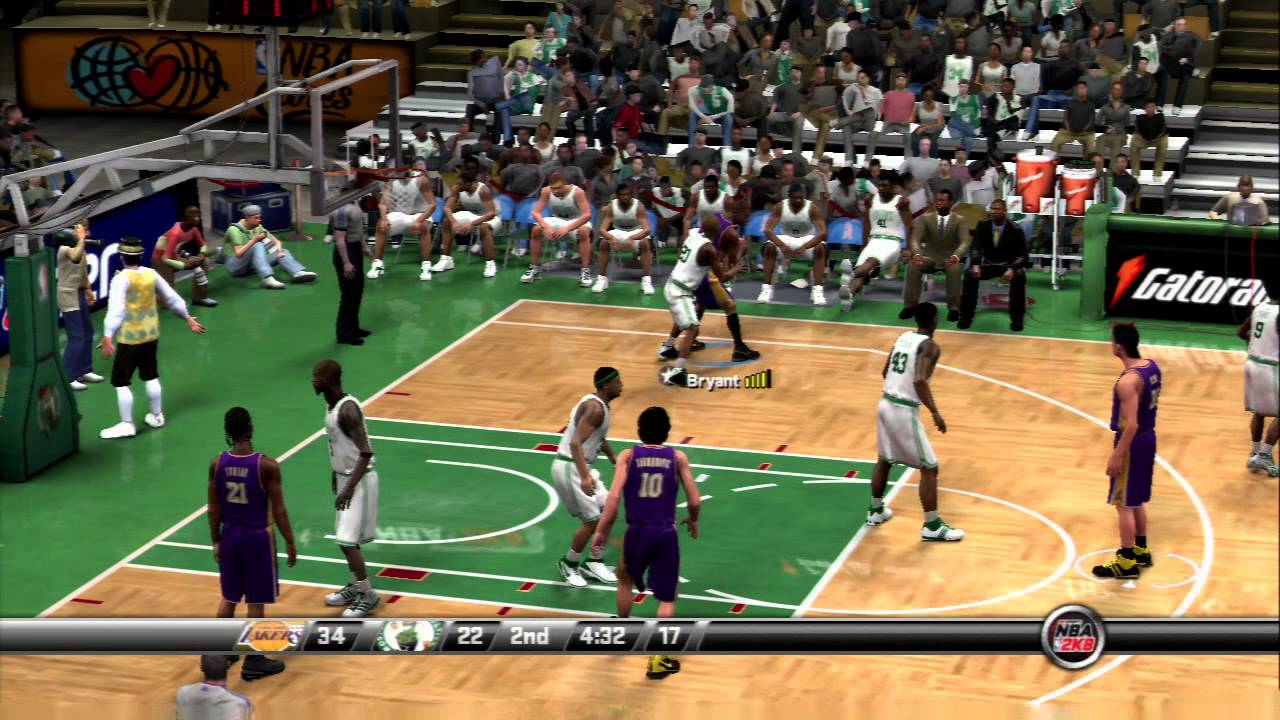 NBA 2K8 - Lakers vs Celtics - YouTube