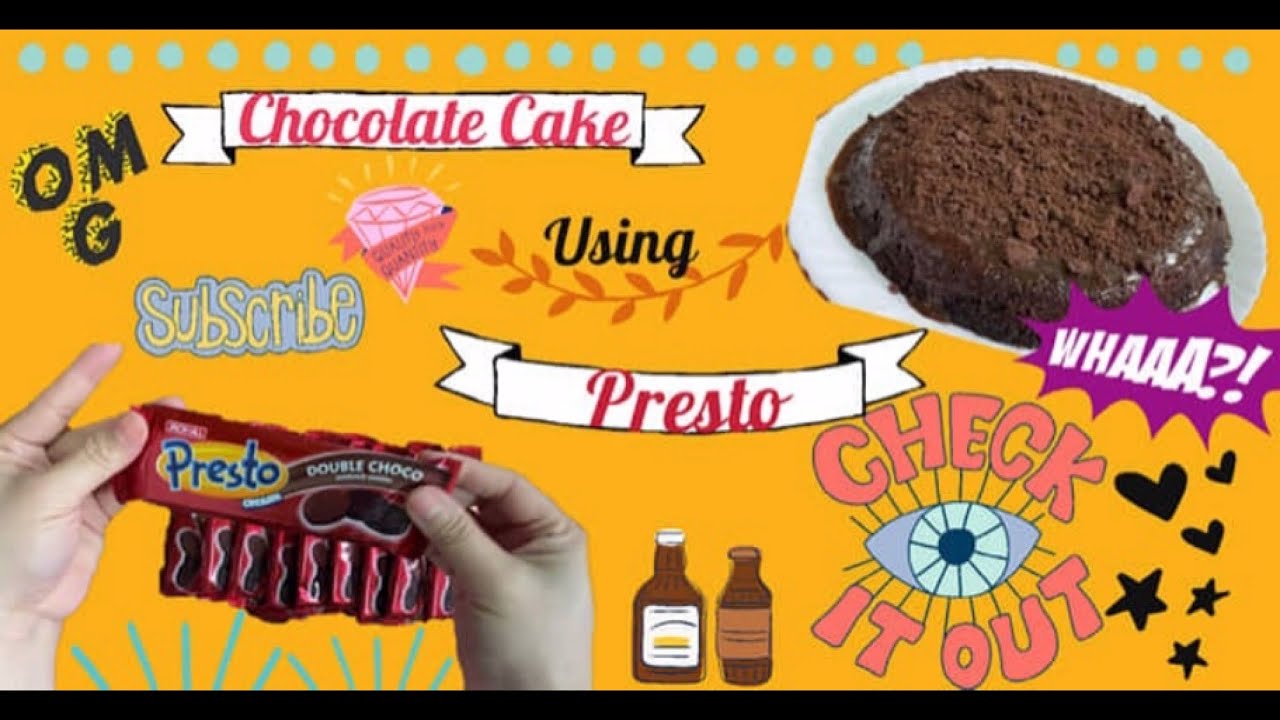 Three ingredients Chocolate Cake using Presto! Lock down Recipe! - YouTube