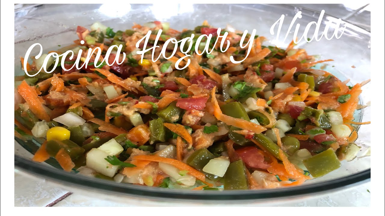 Ensalada de Nopales con Atun - YouTube