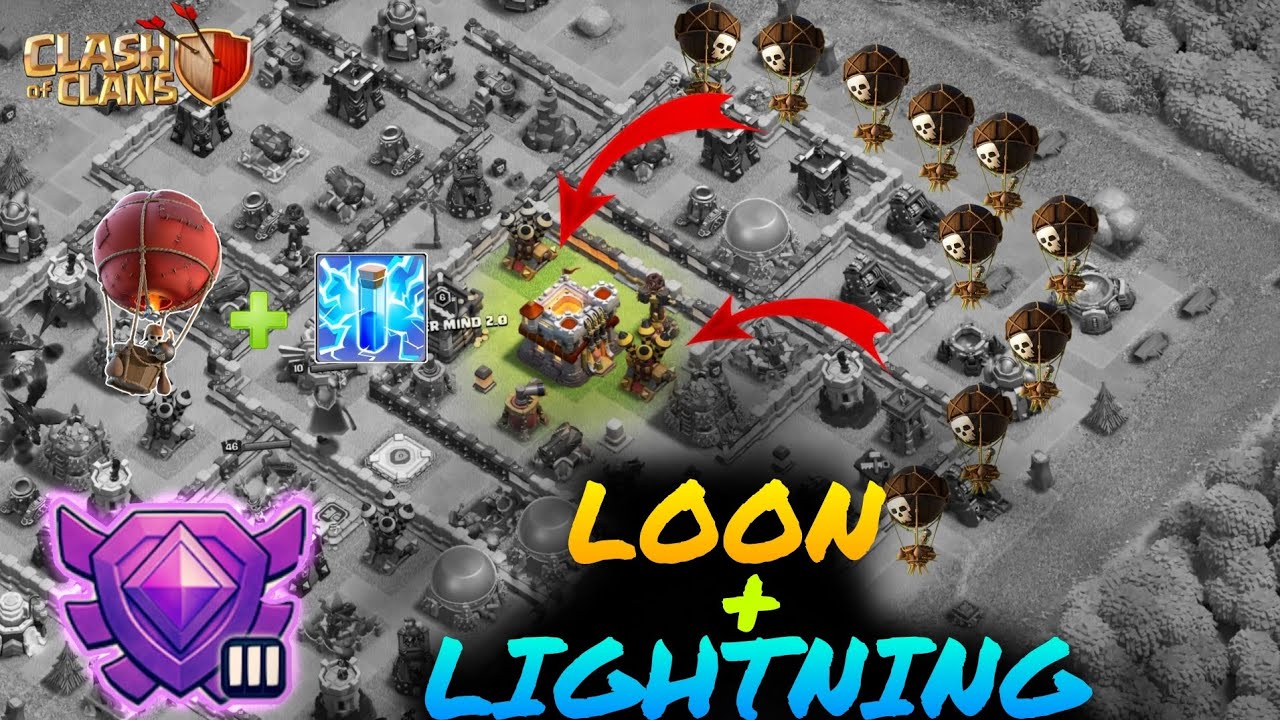 class of clans (coc)loon attack #coc@snowburst333 - YouTube