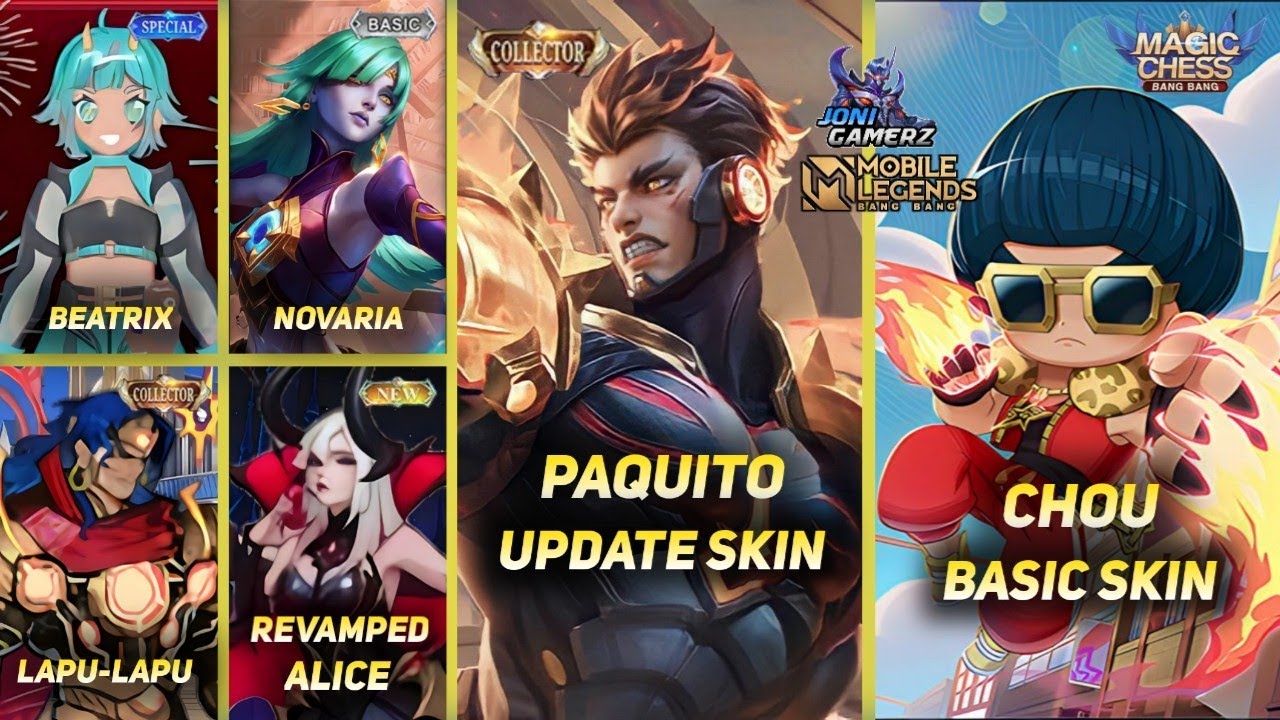PAQUITO SKIN COLLECTOR JUNI/JUNE, BEATRIX NEW SPECIAL, REVAMPED ALICE ...