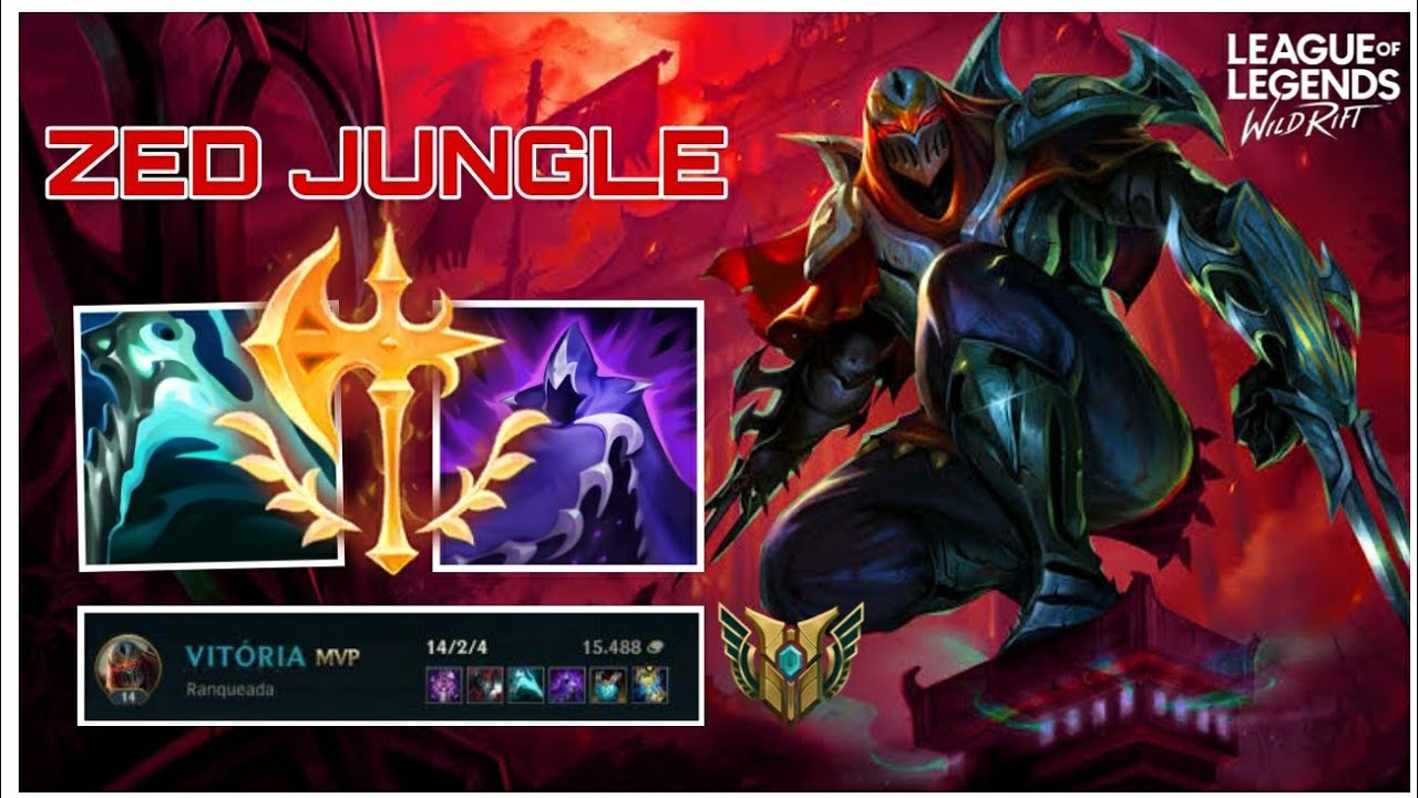 🔥MELHOR BUILD DE ZED NA SELVA WILD RIFT - YouTube