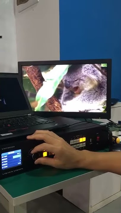 Listen Vision VXP9000 video processor Image rotation - YouTube