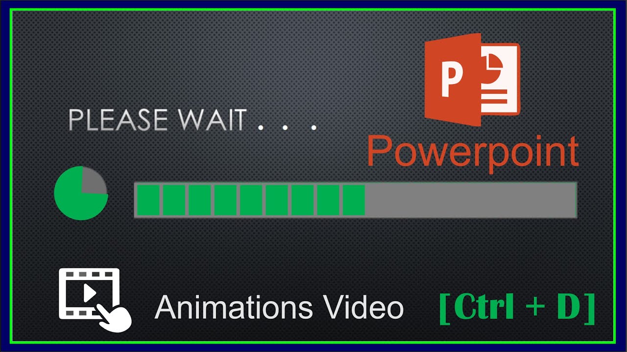 How to Make Please Wait Loading Video Using MS PowerPoint - YouTube