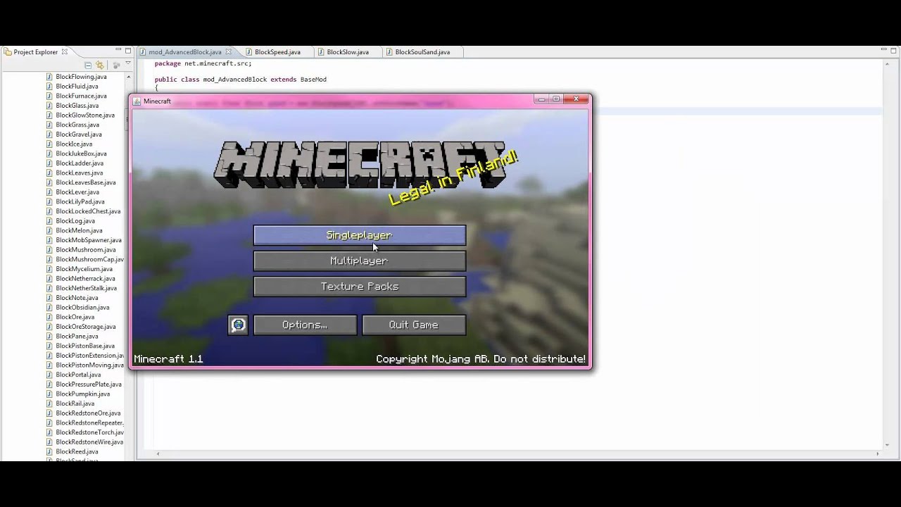 Minecraft | Modding Tutorial | Advanced Block Series | Speedy and slow ...